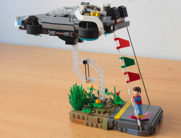 Great Scott! A Lego Back To The Future Tensegrity Build - EverydayBricks