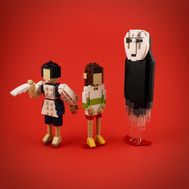 Haku, Chihiro, And No-face — Spirited Away Lego Figures - EverydayBricks